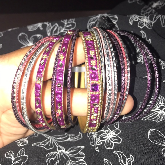 Jewelry | Purple Bangles | Poshmark